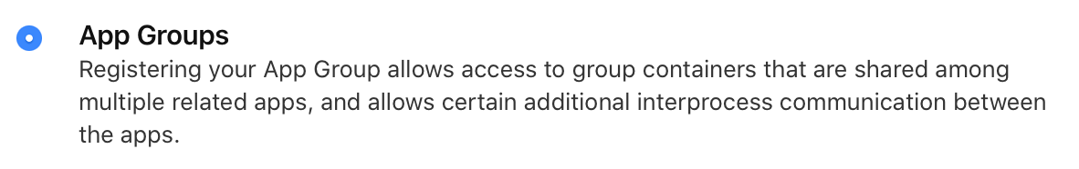 Using App Groups for communication between macOS/iOS apps from the Same ...