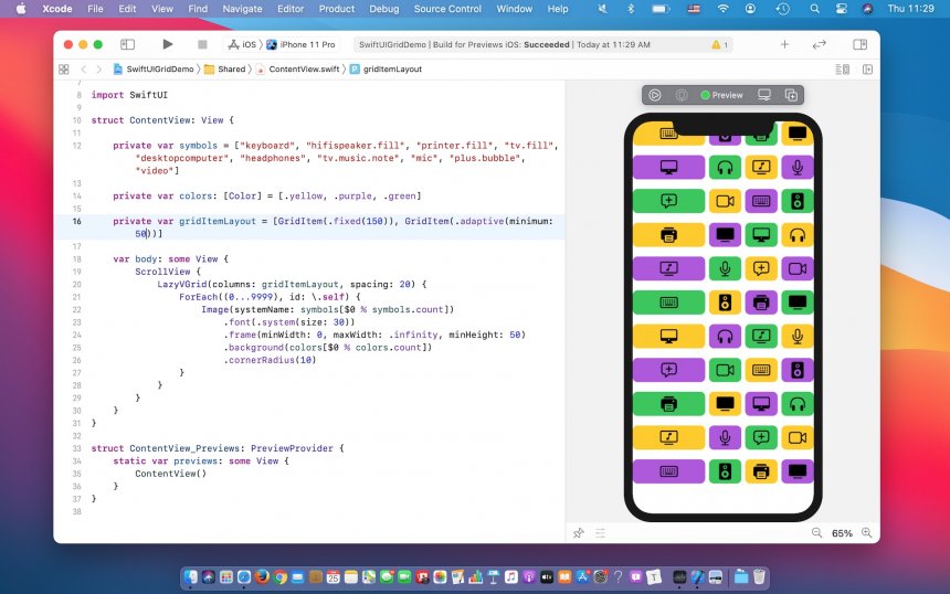 Building Collection Views in SwiftUI with LazyVGrid and LazyHGrid