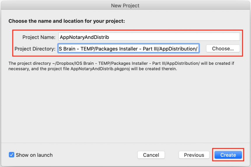 Using Packages to create an installer for distributing macOS apps ...