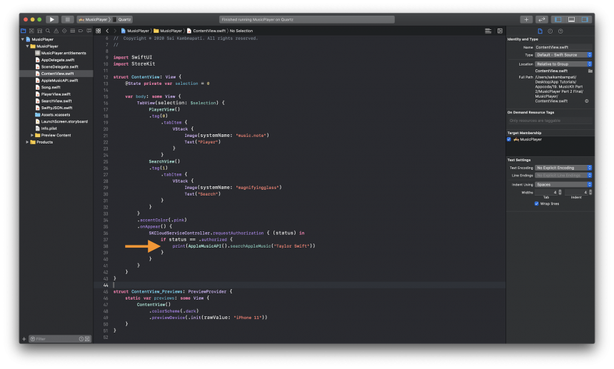 Using MusicKit and Apple Music API to Build a Music Player