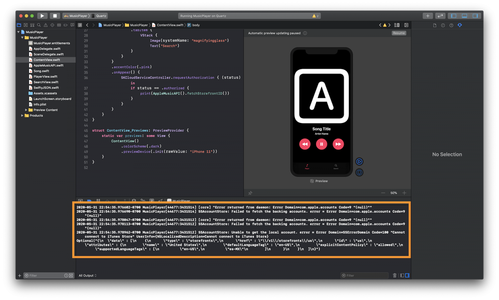 Using MusicKit and Apple Music API to Build a Music Player