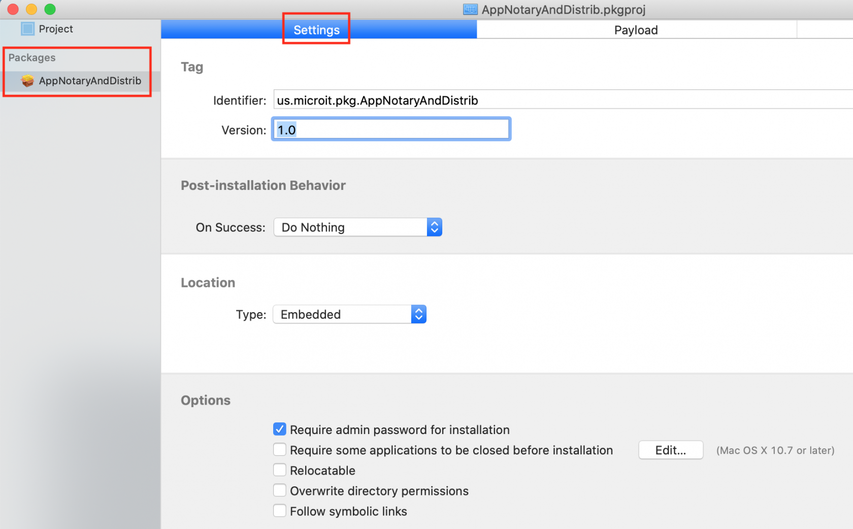Using Packages to create an installer for distributing macOS apps ...