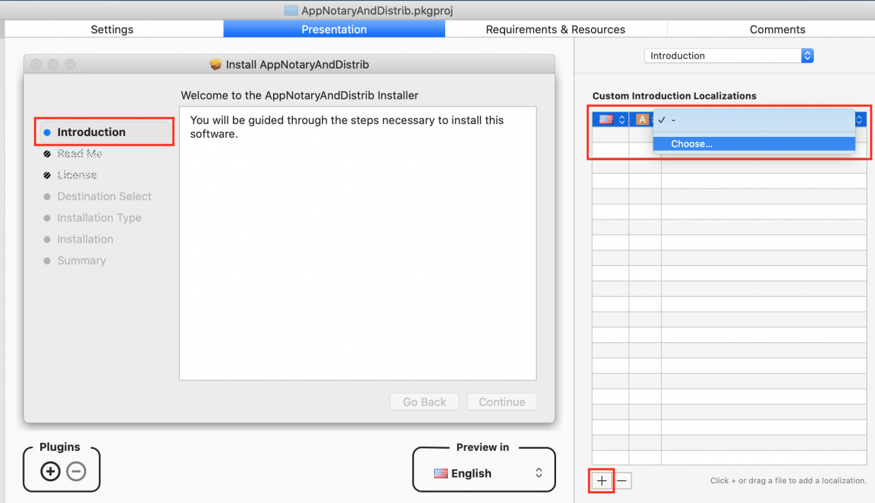 Using Packages to create an installer for distributing macOS apps ...