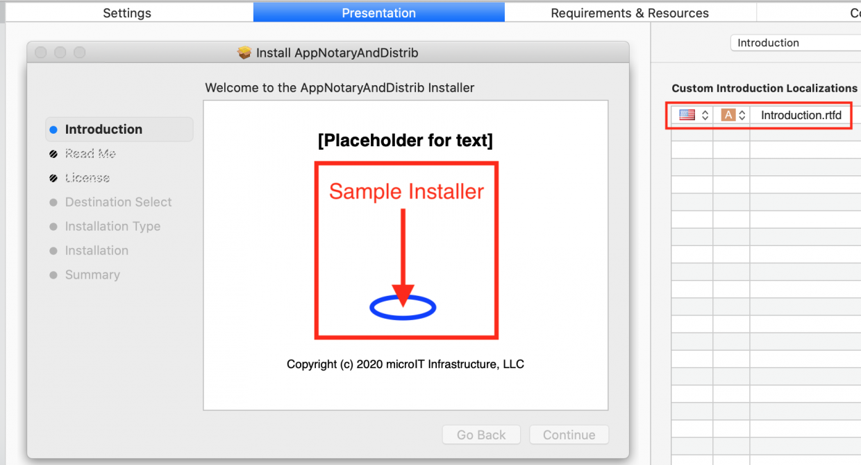 Using Packages to create an installer for distributing macOS apps ...