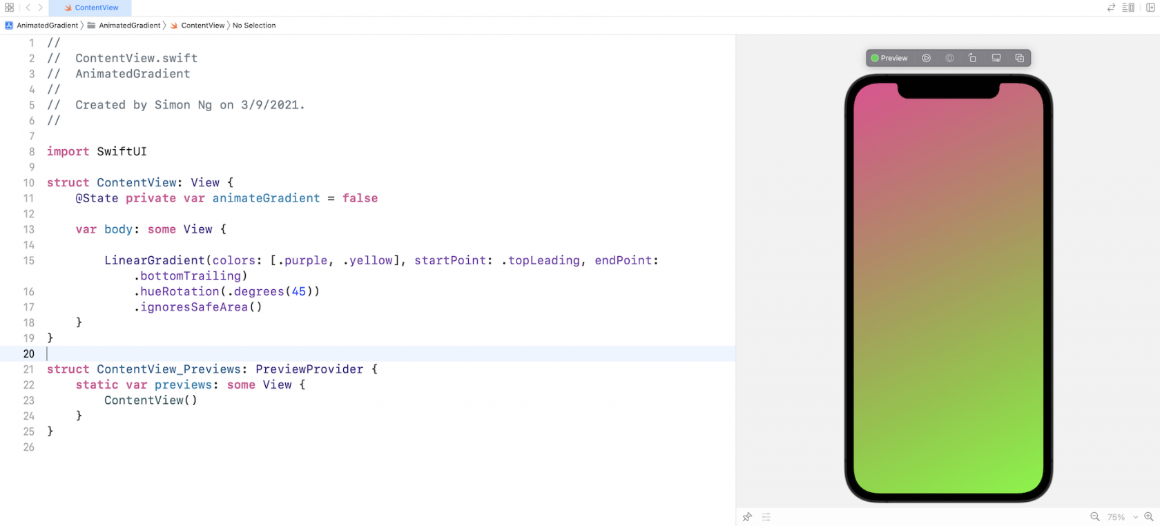 How to Create Animated Gradients in SwiftUI