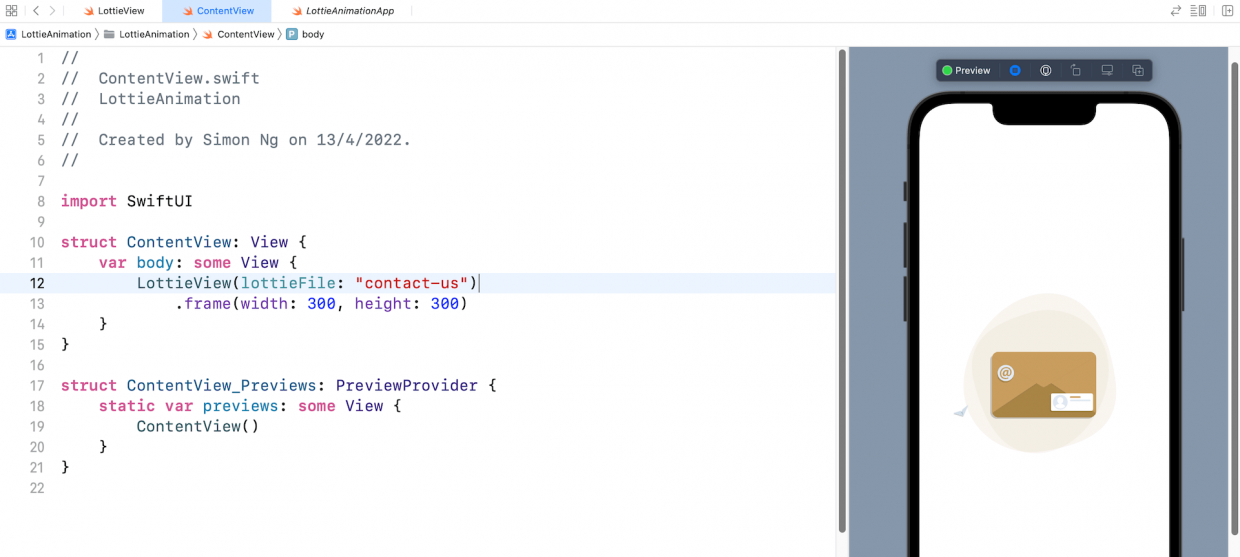 Using Lottie and SwiftUI to Create Awesome Animations