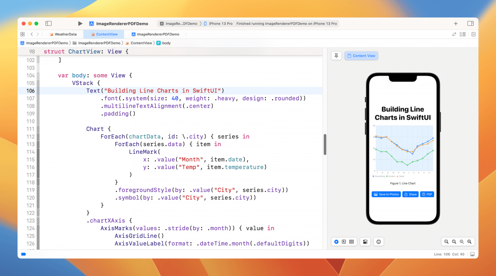 SwiftUI ImageRenderer: How to Create PDF Documents