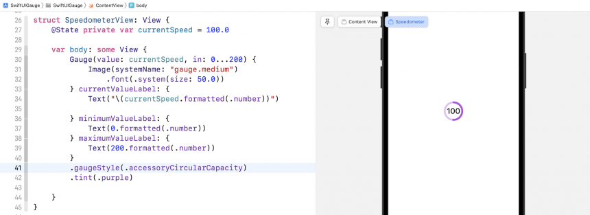 How to Use SwiftUI Gauge and Create Custom Gauge Styles in iOS 16