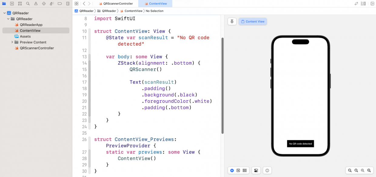 Building a QR Code Scanner App in SwiftUI