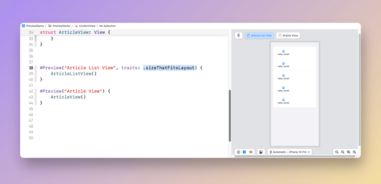 How To Use The New SwiftUI Preview Macro How To Use The New SwiftUI Preview Macro
