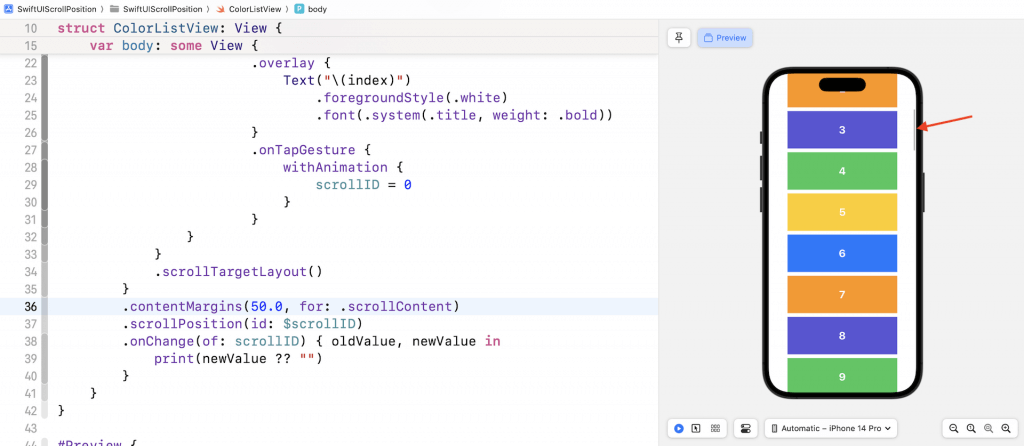 Detecting Scroll Positions in ScrollView with SwiftUI