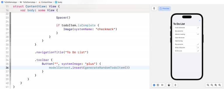 Getting Started with SwiftData for SwiftUI Development