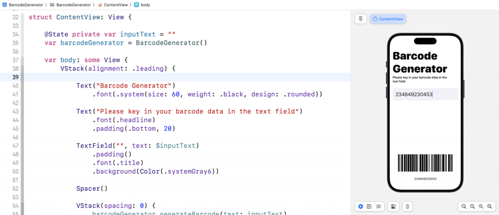 How to Build a Barcode Generator Using SwiftUI
